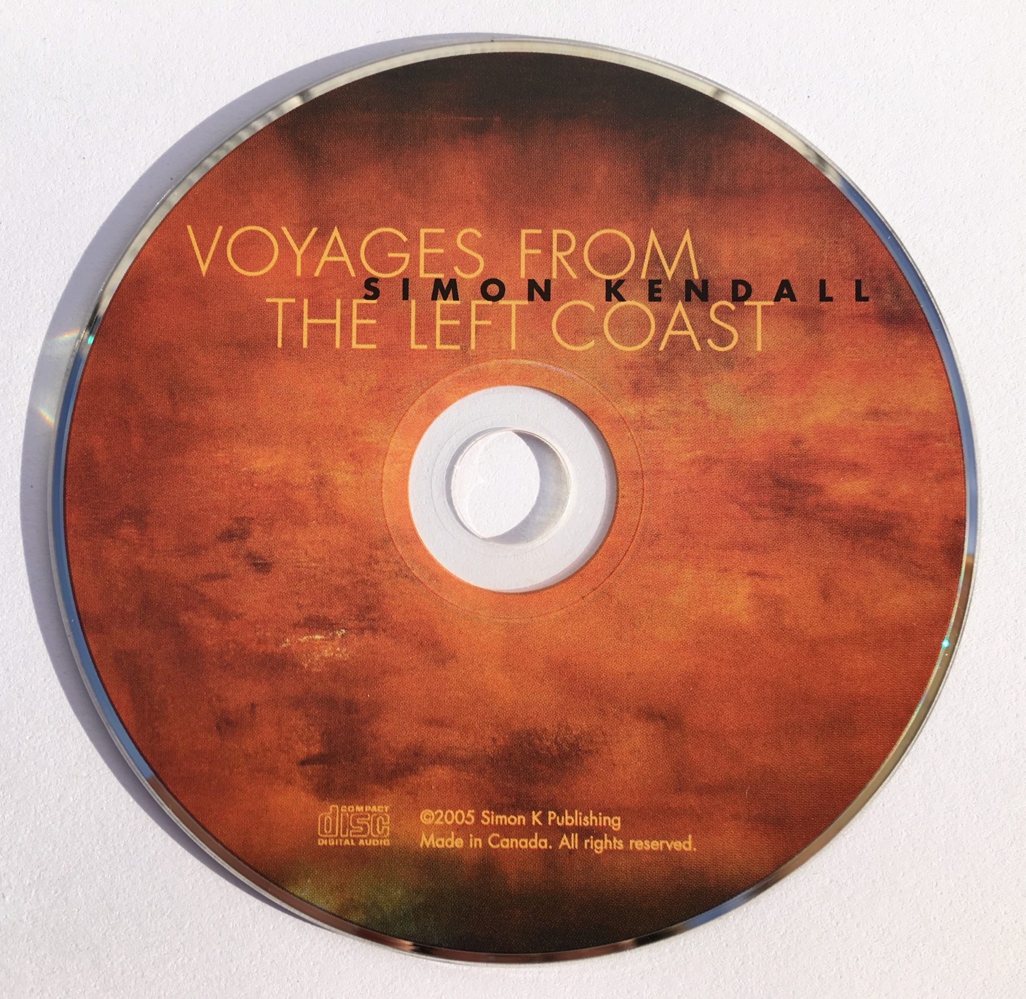 Voyages from the Left Coast – CD – SIMON KENDALL